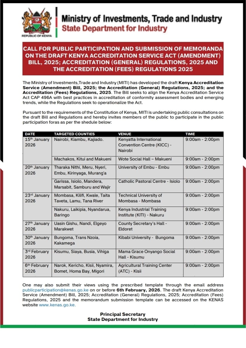 KENAS - Kenya Accrediation Service